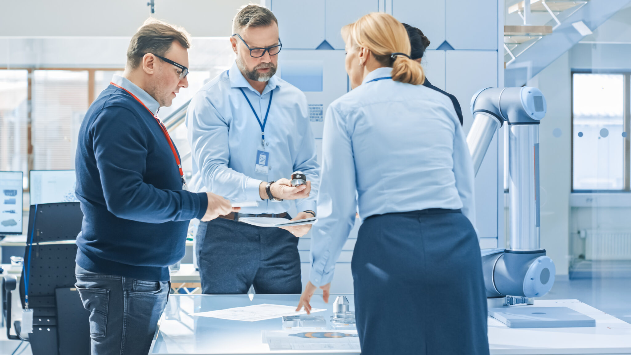 Ideal applications for cobots are repetitive, manual processes taking place around human workers ...